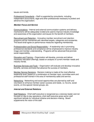 Management model enabling staff- sample 2-11 | PDF