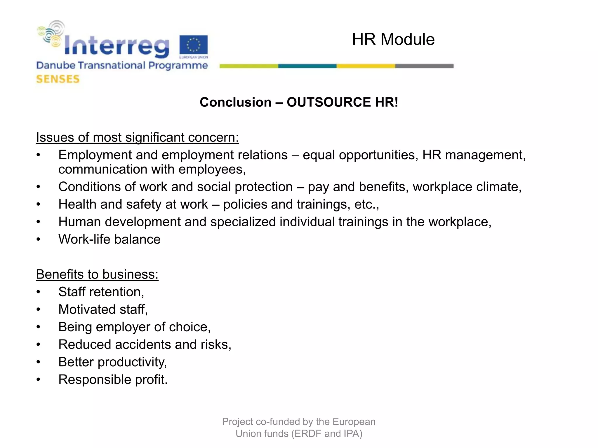 Module 4.3 - Human Resources management | PPTX