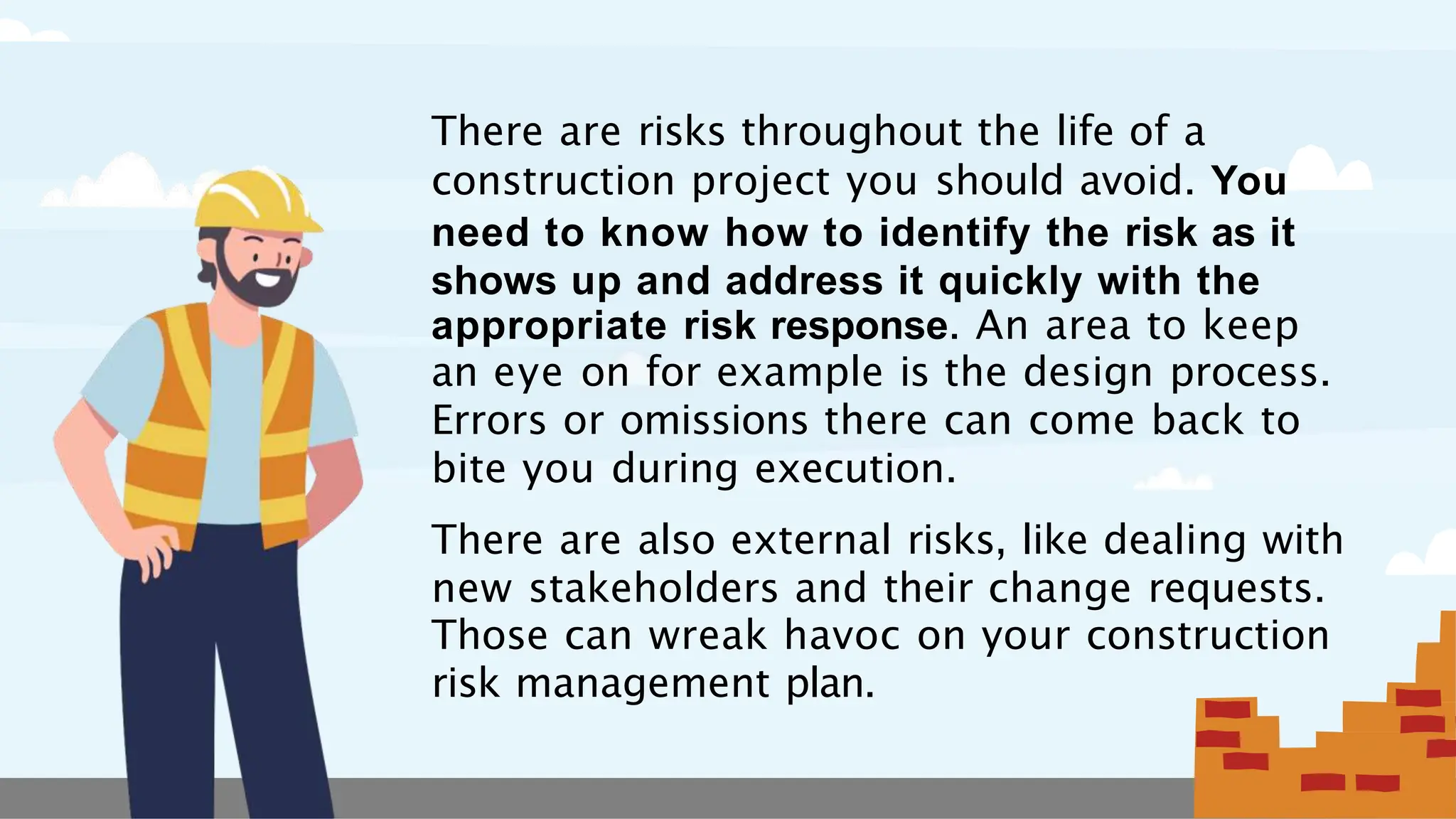 Risk Management in Engineering Construction Project | PPTX