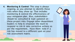 Risk Management in Engineering Construction Project | PPTX