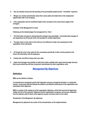 Management notes b.com ii | DOC