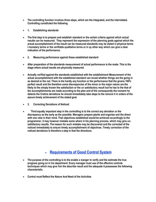 Management notes b.com ii | DOC