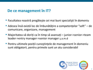 Management in Tehnologia Informatiei | PPT