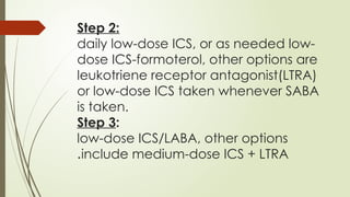 Management of chronic asthma educational . pptx | PPTX