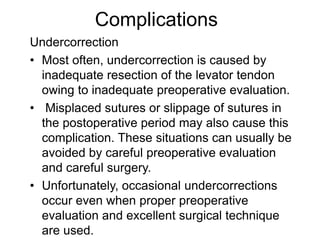 Management of a Case of Ptosis management of case of ptosis | PPTX