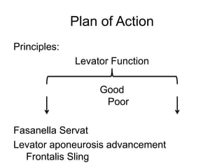 Management of a Case of Ptosis management of case of ptosis | PPTX