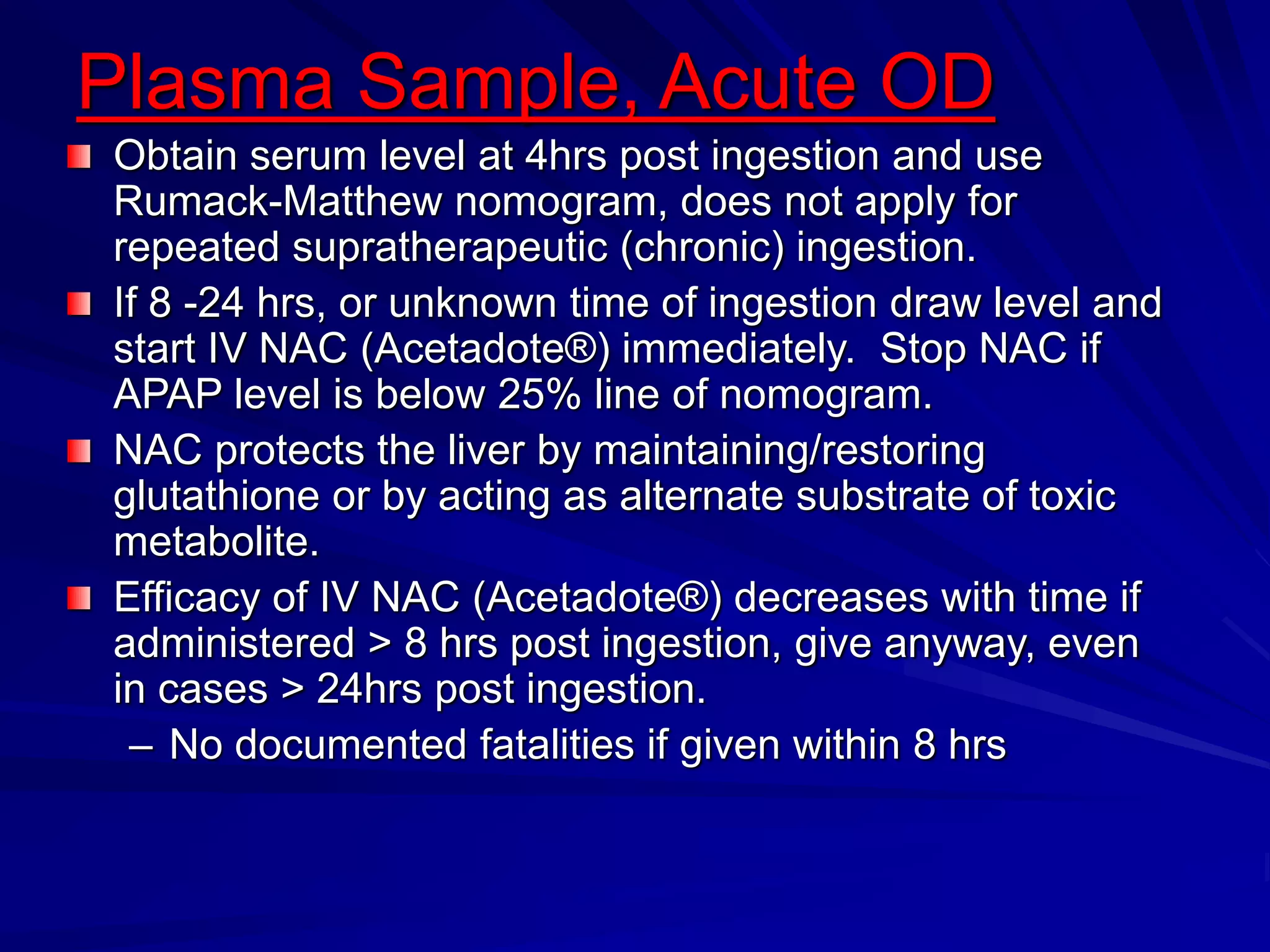 Management of Acetaminophen Toxicity1.ppt