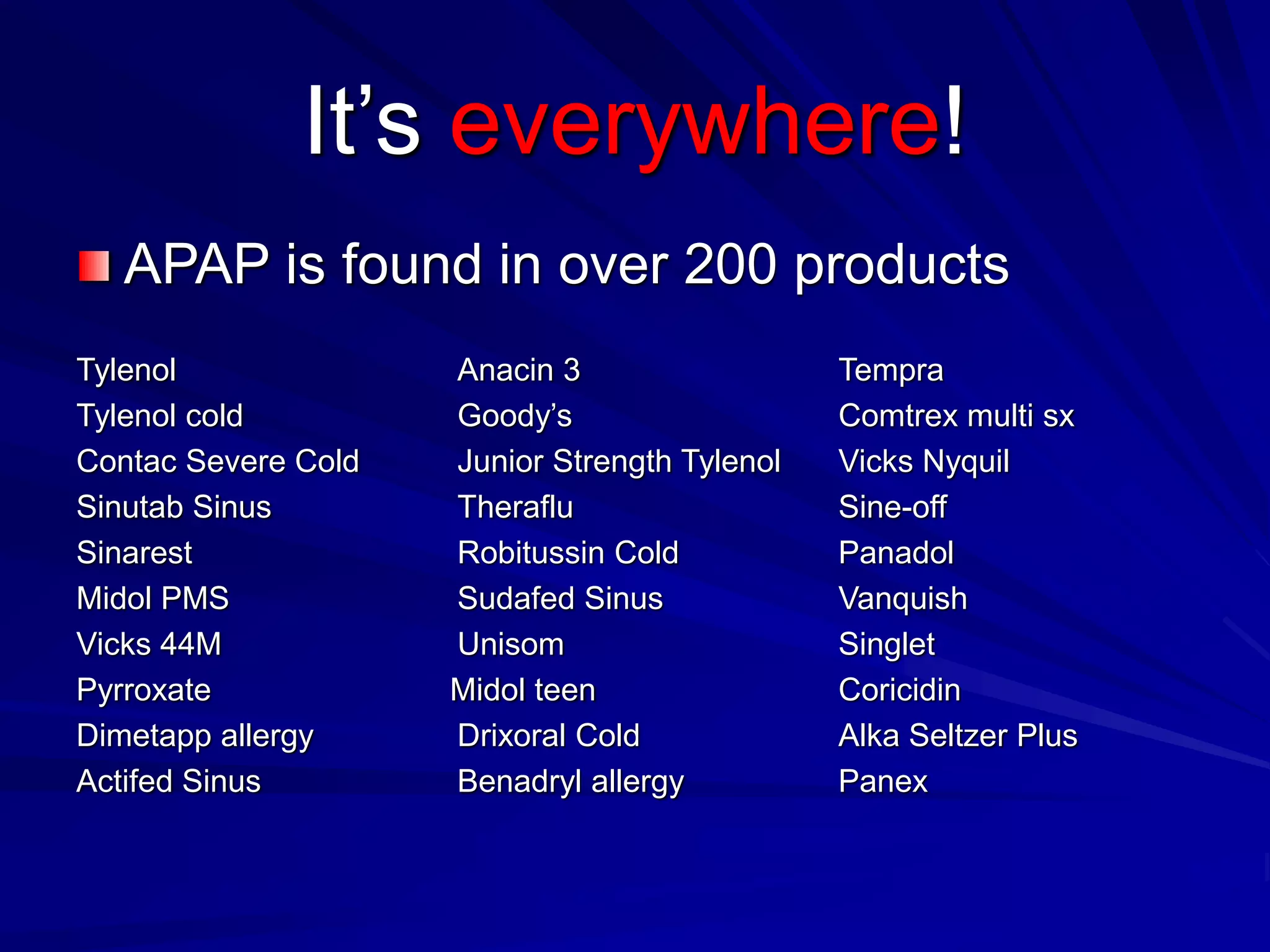 Management of Acetaminophen Toxicity1.ppt