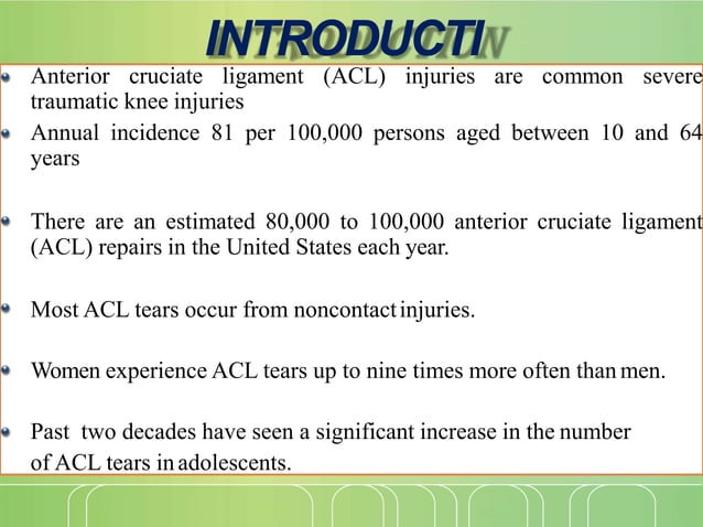Management of ACL injury .pptx