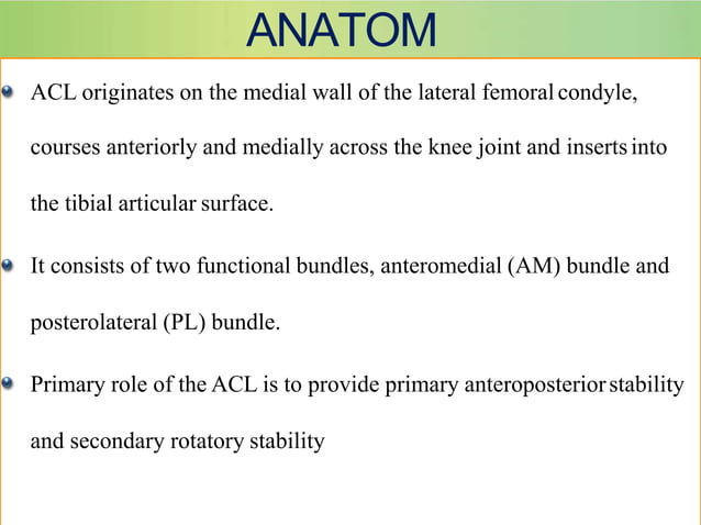 Management of ACL injury .pptx