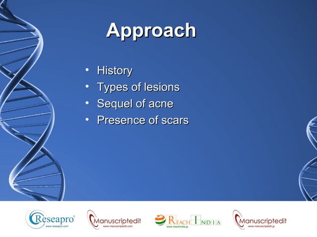 Management of Acne : Part - 4 | PPT