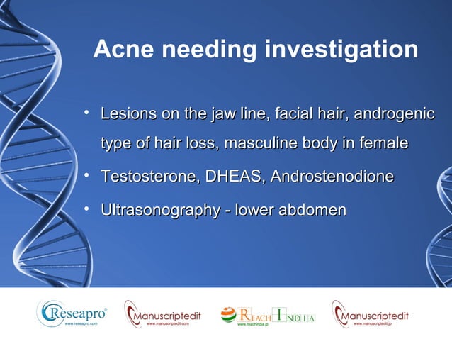 Management of Acne : Part - 4 | PPT