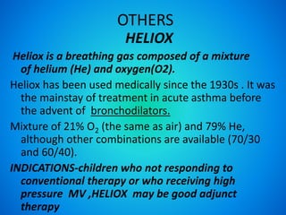 Management of acute asthma | PPTX