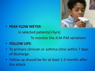 Management of acute asthma | PPTX
