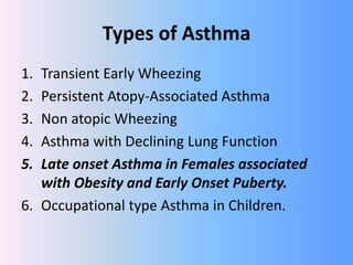 Management of acute asthma | PPTX