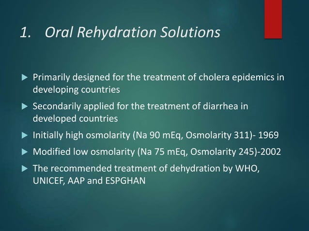 Management of acute diarrhea in children | PPTX | Digestive Disorders ...