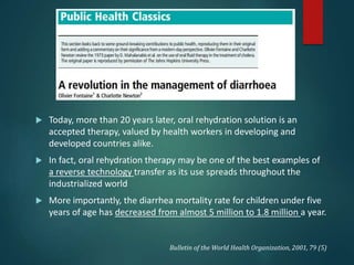 Management of acute diarrhea in children | PPTX
