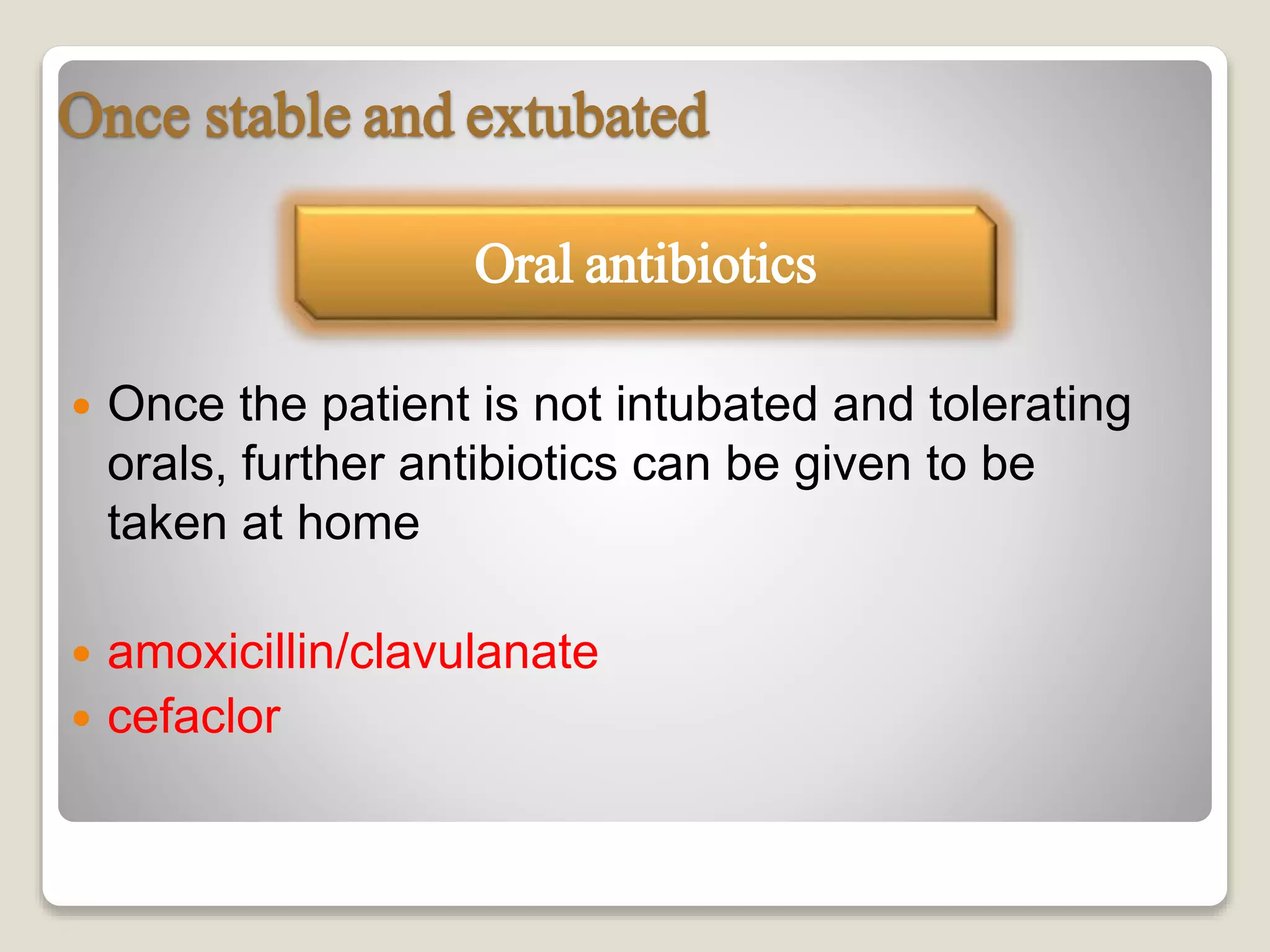 Management of acute epiglottitis | PPTX