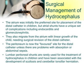 Management of acute hydrocephalus | PPTX