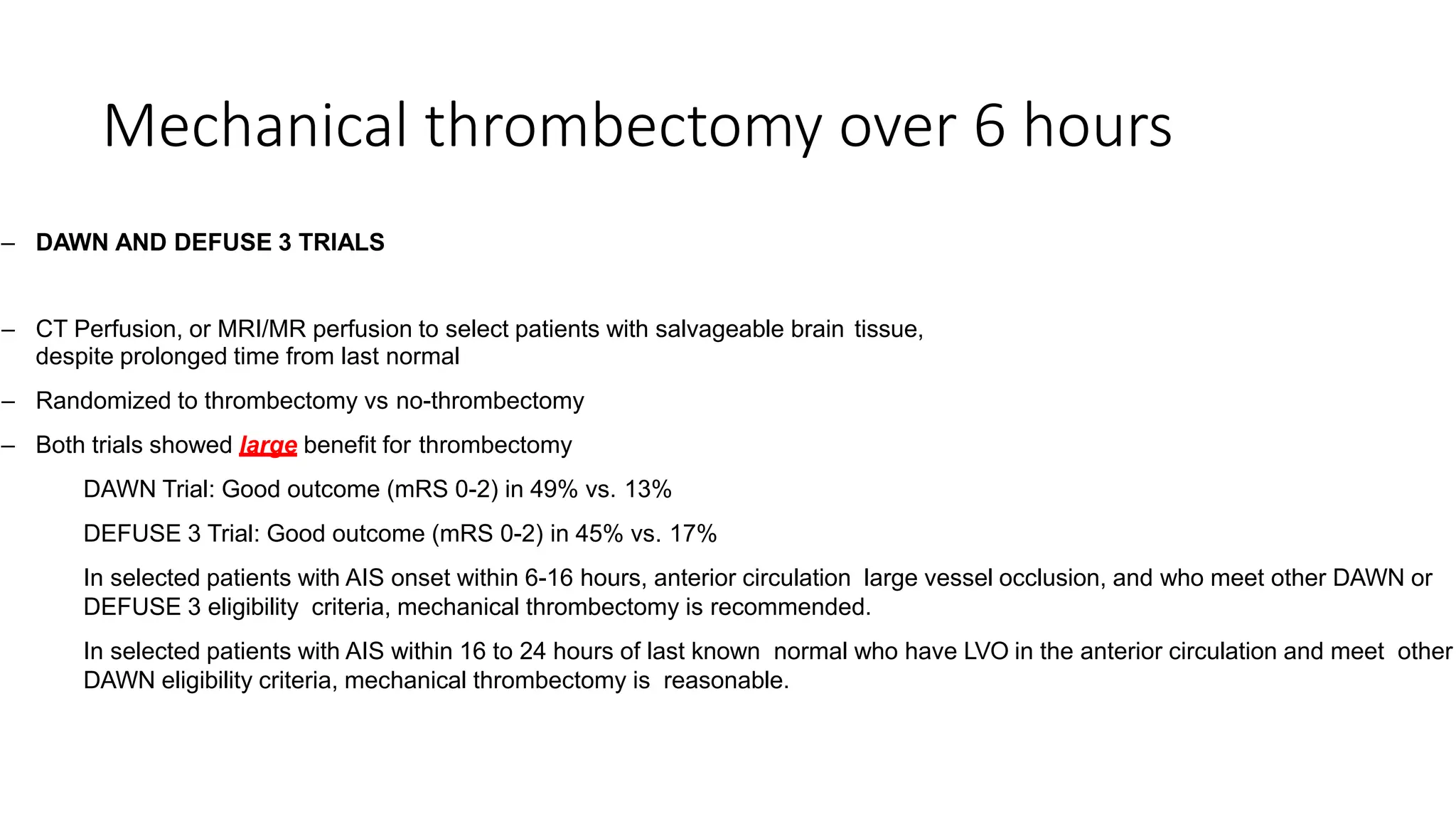Management of acute ischemic stroke including tia [autosaved] | PPTX