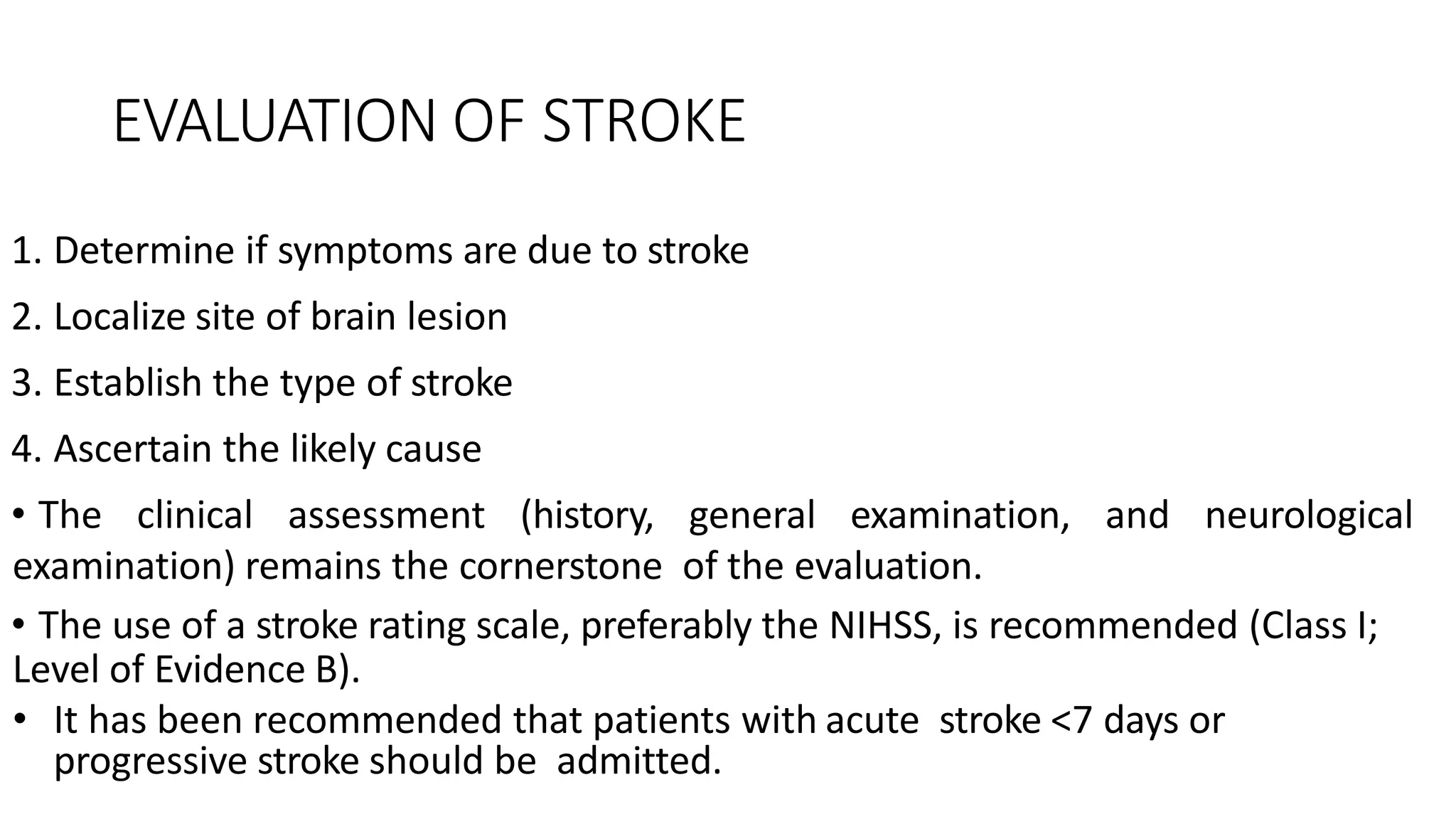 Management of acute ischemic stroke including tia [autosaved] | PPTX