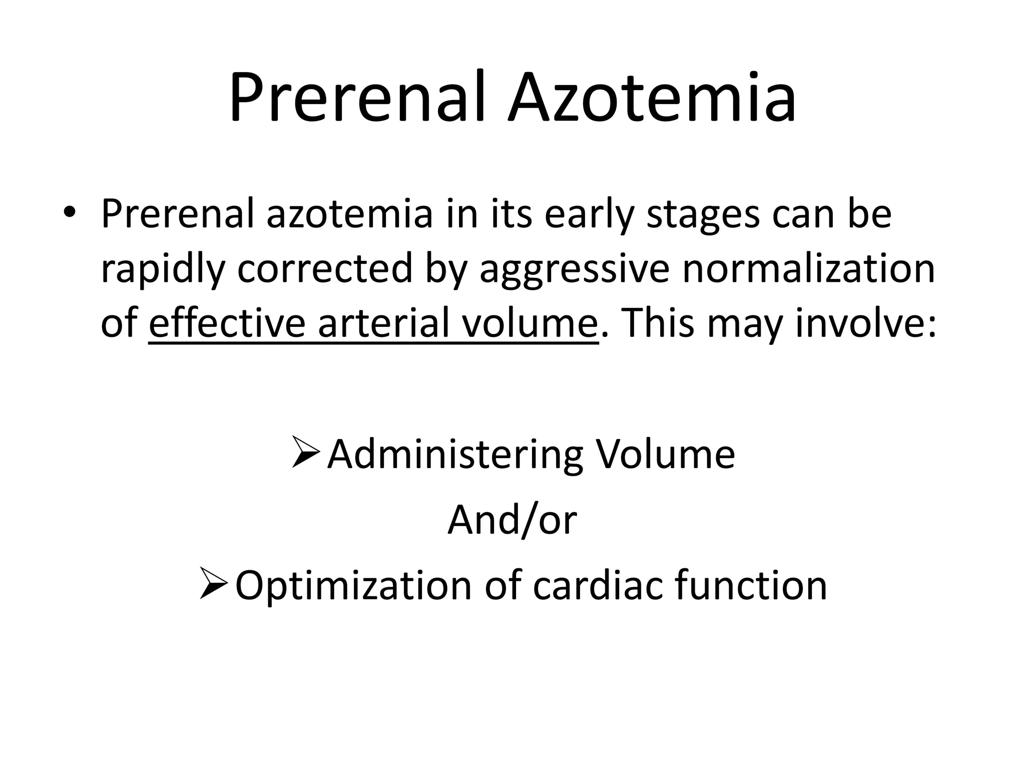 Management of acute kidney injury | PPTX