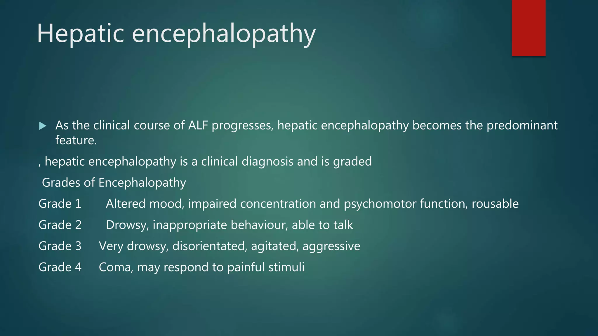 Management of acute liver failure in critical care | PPTX