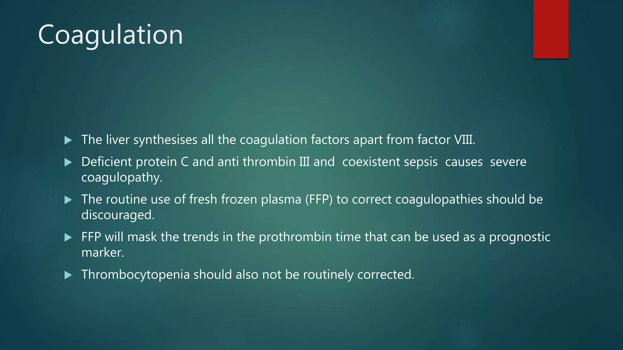 Management of acute liver failure in critical care | PPTX