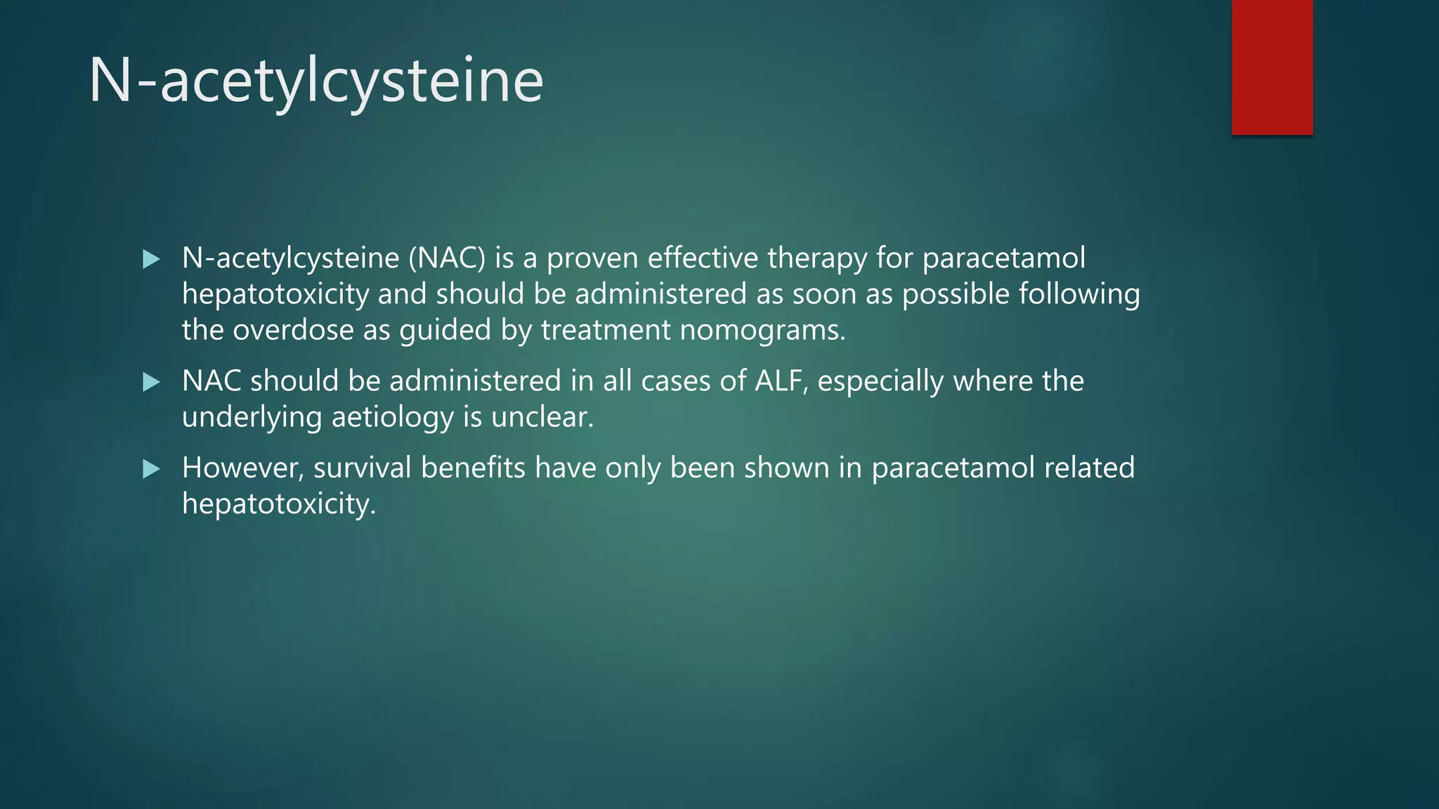 Management of acute liver failure in critical care | PPTX