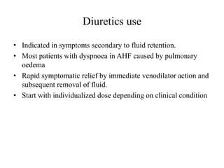 Management of acute lvf | PPTX