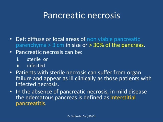 Management of acute pancreatitis