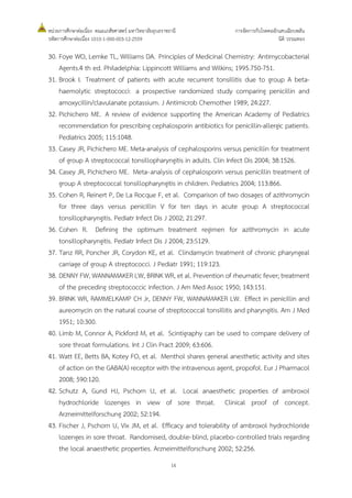 Management of acute pharyngitis | PDF