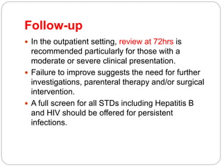 Management of acute pid | PPT