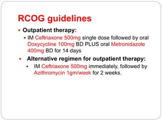 Management of acute pid | PPT