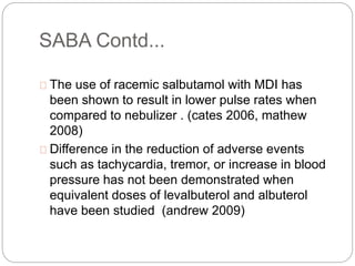 Evidence based Management of acute severe asthma | PPTX