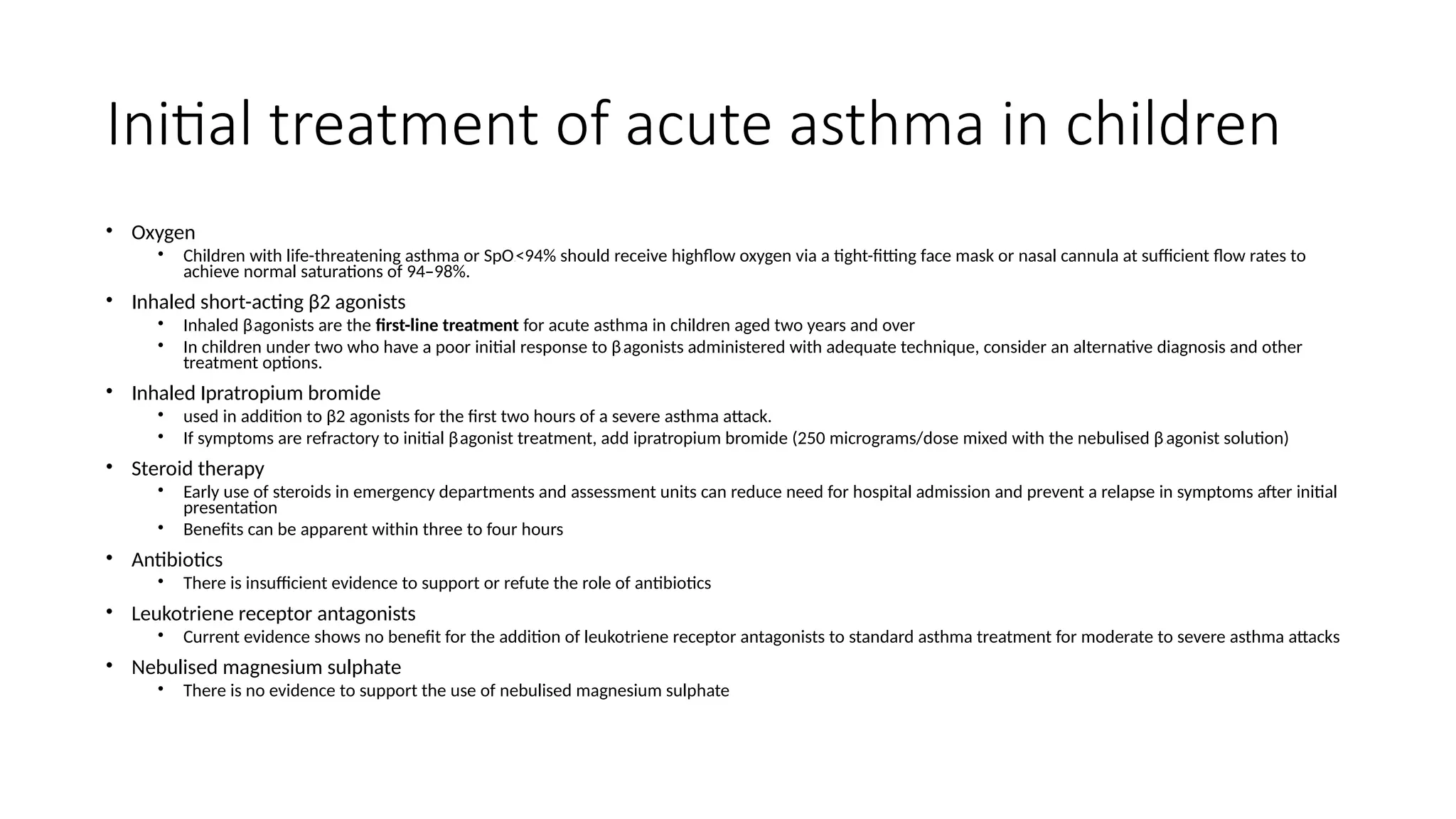 Management of Acute Severe Asthma in Children ppt.pptx