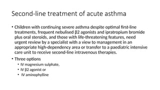 Management of Acute Severe Asthma in Children ppt.pptx