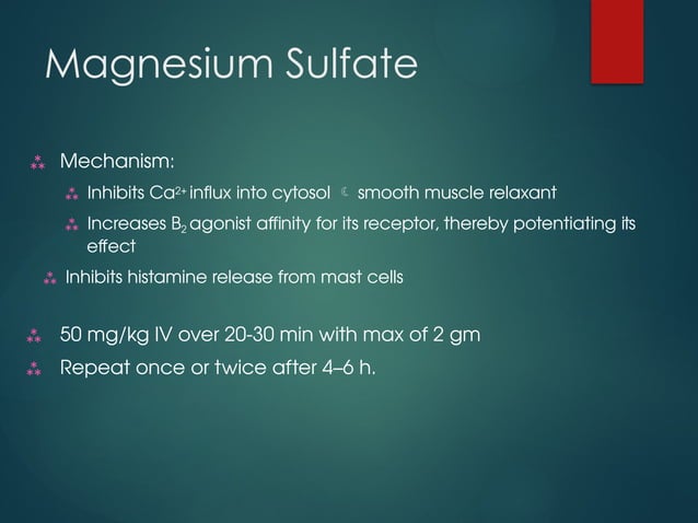 management of acute severe asthma in pediatric population | PPTX | Lung ...