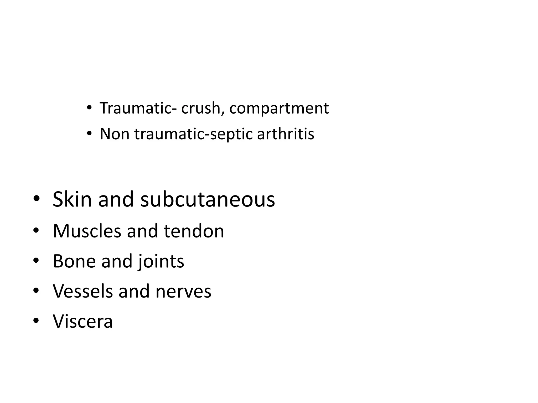 Management of acute trauma | PPT