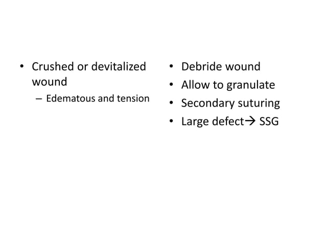 Management of acute trauma | PPT