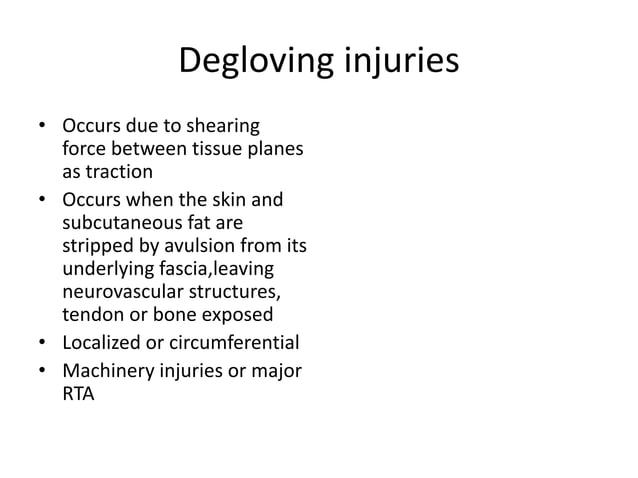 Management of acute trauma | PPT