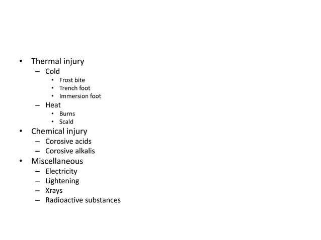 Management of acute trauma | PPT