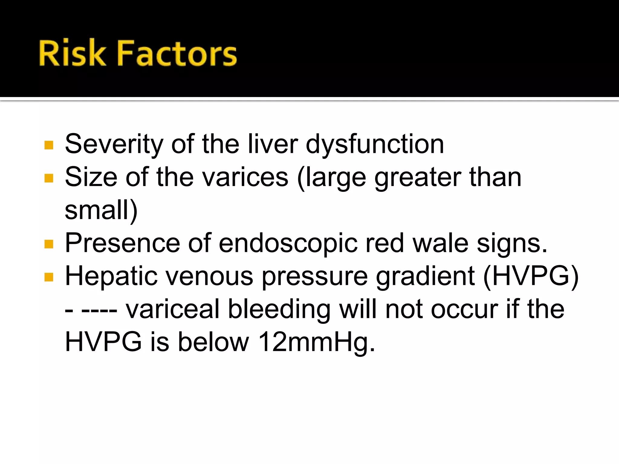 Management of acute variceal bleeding | PPTX