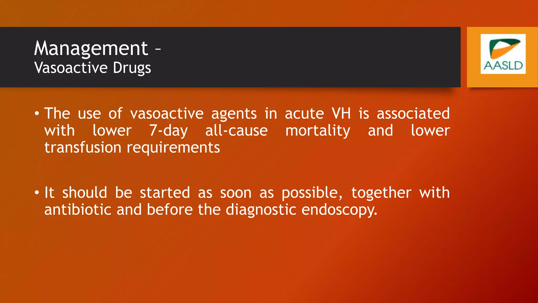 Management of Acute Variceal Bleeding | PPTX