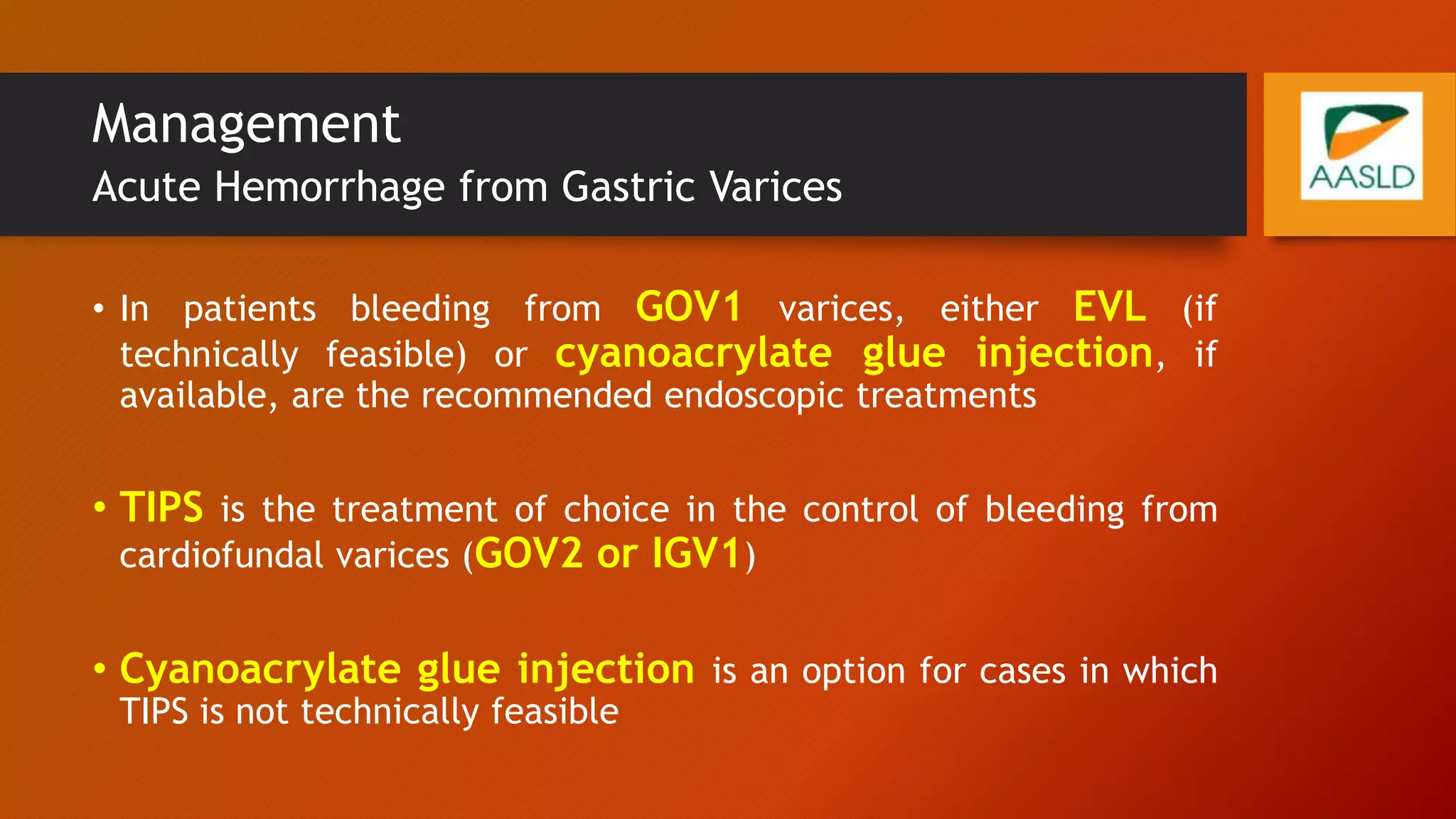 Management of Acute Variceal Bleeding | PPTX