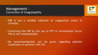 Management of Acute Variceal Bleeding | PPTX