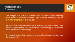 Management of Acute Variceal Bleeding | PPTX