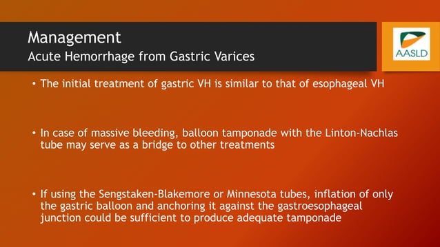 Management of Acute Variceal Bleeding | PPTX