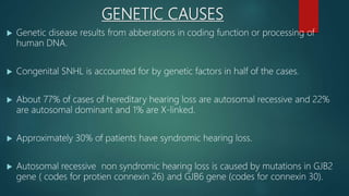 Management of a deaf child | PPTX