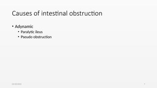 Management of adhesive intestinal obstruction.pptx